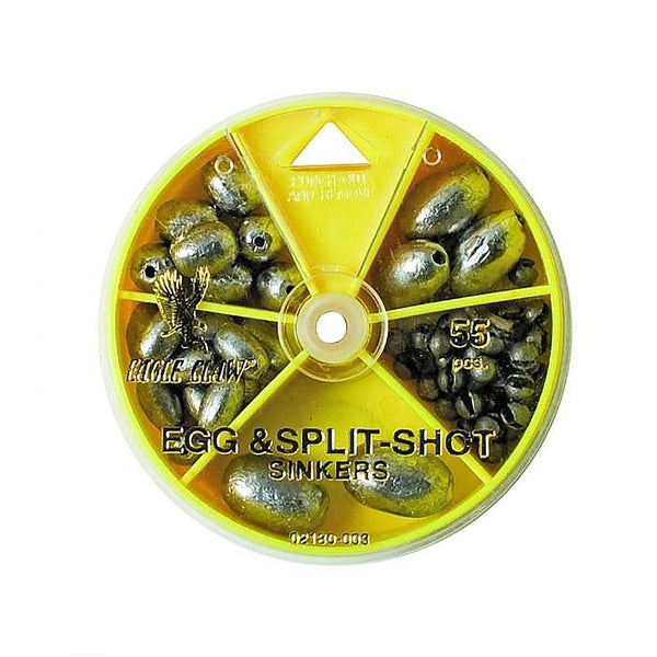 Eagle Claw Micro Split-Shot Sinker Assortment from EAGLE CLAW - CHAOS Fishing