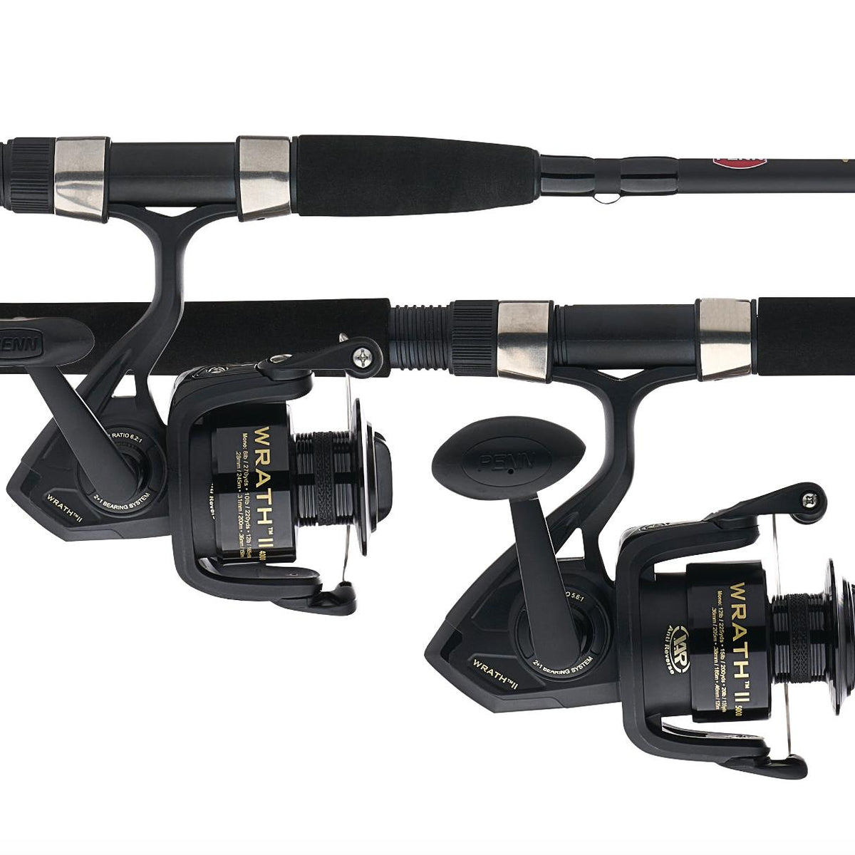 Penn Wrath II 6000 with 9' MH 2-Piece Rod Combo - WRTHII6000902MH from ...