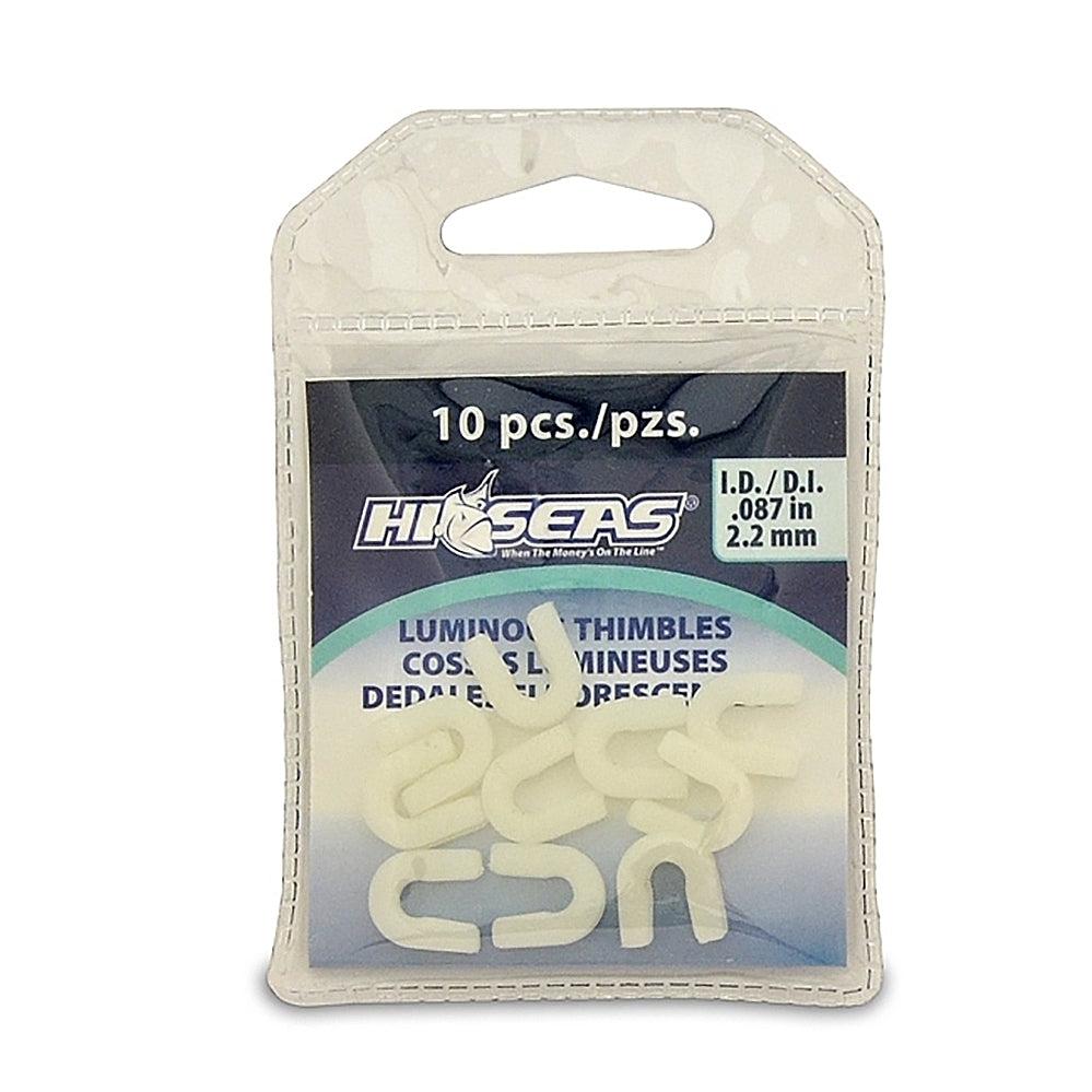 AFW Luminous Plastic Thimbles, U-Shape, 2.2 mm line max, Light Green ...