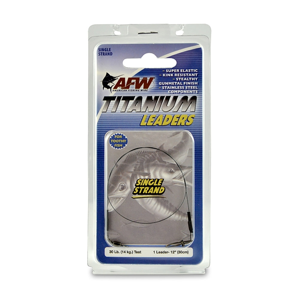 American Fishing Wire Titanium Single Strand Leader from AMERICAN ...