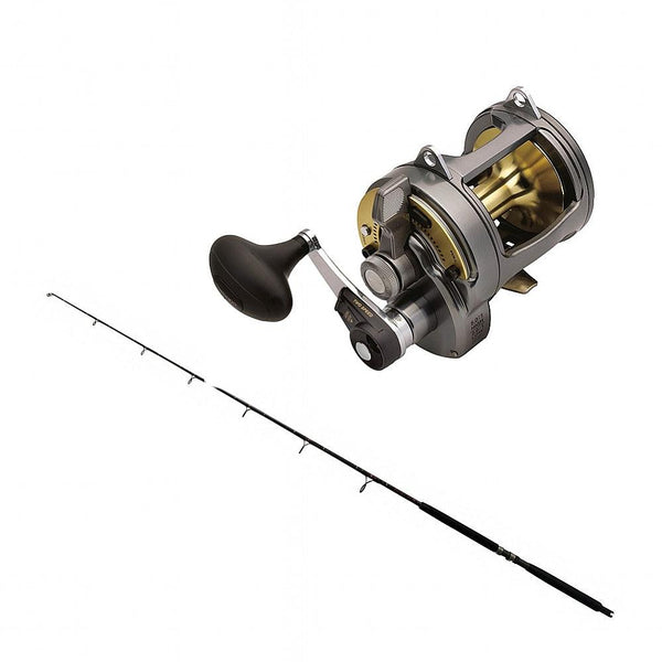 Shimano TALICA 20II Lever Drag 2-Speed with KC 20-40 7' Composite Live ...