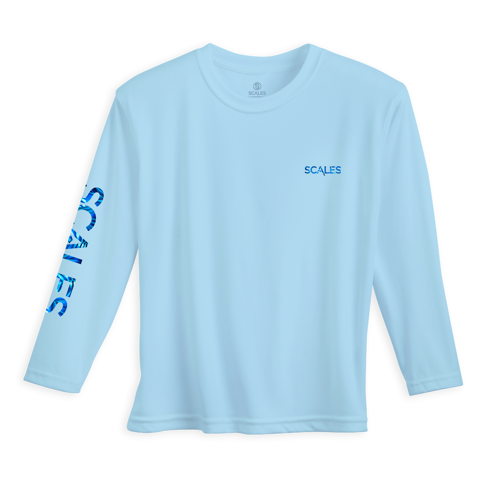 SCALES Tropical Marlin Youth Long Sleeve Performance – CHAOS Fishing