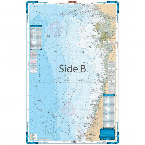 Waterproof Charts 5F Northwest Florida Fishing Offshore Fish & Dive ...