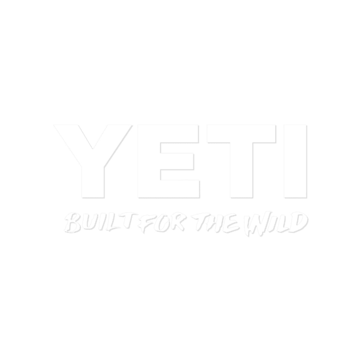 YETI Built for the Wild Window Decal from Yeti - CHAOS Fishing